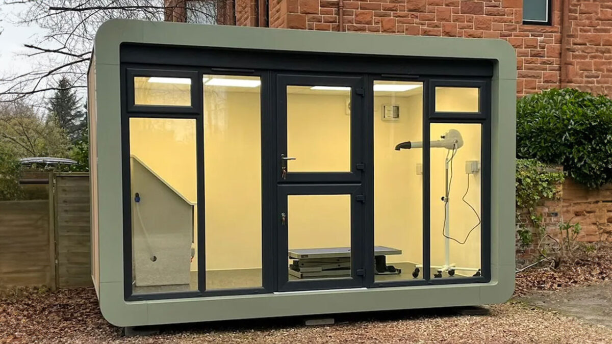 Dog Grooming Pod | SmartPod's Dog Grooming Modular Buildings